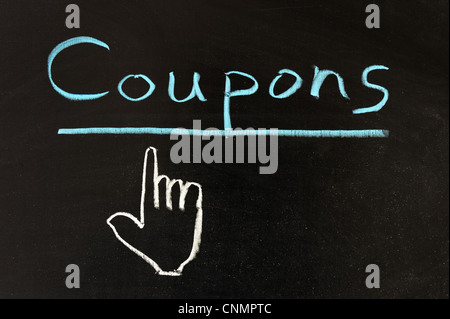 Word writing text Coupons. Business concept for Certificate Ticket ...