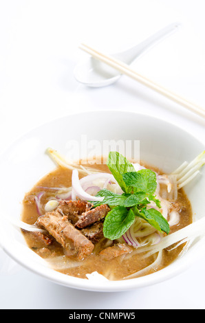 The famous Penang laksa assam Stock Photo - Alamy