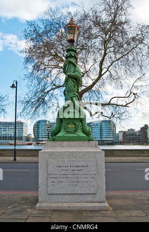 Opening of the Chelsea Embankment memorial monument, Chelsea, London ...