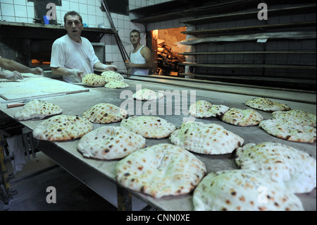 Bosnian flatbread called lepina or somun Stock Photo - Alamy