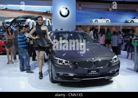 BMW car display at Thailand Motor Show 2012 Stock Photo - Alamy