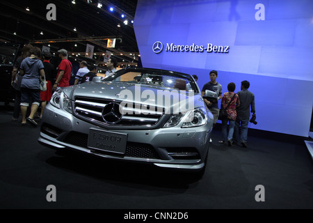 Mercedes Benz Car display in Thailand Motor Show 2012 Stock Photo - Alamy