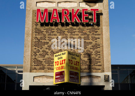 Shipley Market Clock Tower, built in the 1960s Stock Photo - Alamy