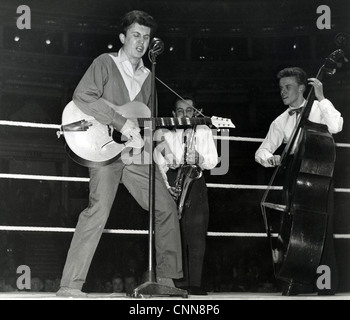 TERRY DENE UK pop singer on BBC TV in 1958 Stock Photo - Alamy
