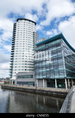 BBC Quay House at MediaCityUK home of BBC Sport and Radio Stock Photo ...