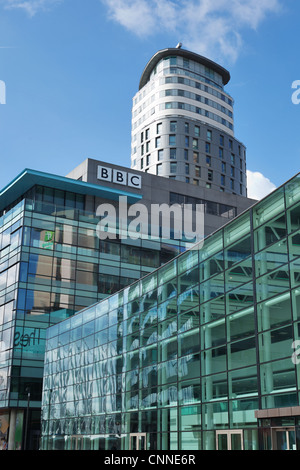 BBC Quay House at MediaCityUK home of BBC Sport and Radio Stock Photo ...