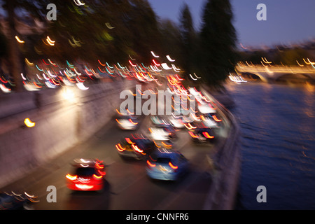 Time lapse of cars in city center - downtown, Hanover, Germany Stock ...
