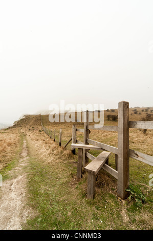 walking stile rambler path Stock Photo - Alamy