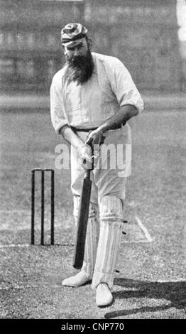 William Gilbert Grace (1848 - 1915), English amateur cricketer, ready ...