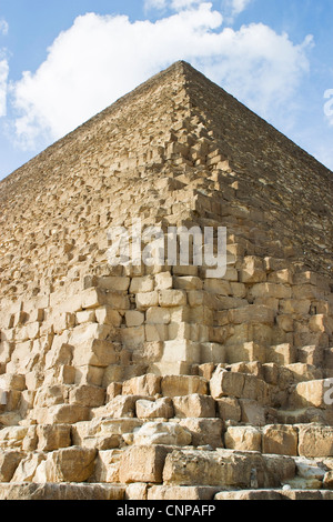 The Mortuary Temple Of Khufu at Giza Pyramid complex revealing part of ...