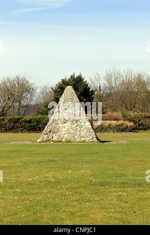 Pyramid at Reigate castle grounds Surrey England UK Stock Photo - Alamy