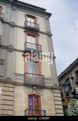 Typical old Spanish buildings Stock Photo - Alamy
