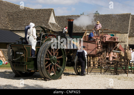 Threshing machine and steam engine in the Museum of Lincolnshire Life ...