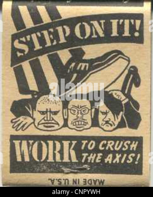 This compilation of World War II propaganda posters highlights various ...