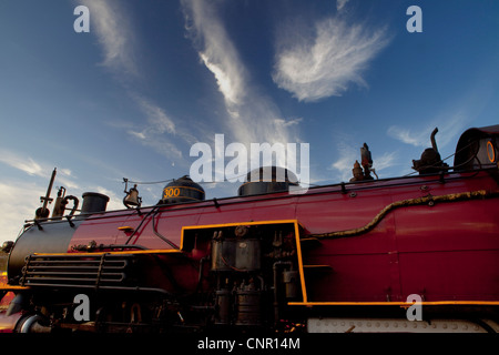Gauges and parts of a Steam Locomotive, Texas State Railroad, 1881 ...