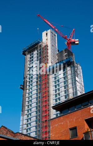Student Castle apartment block under construction. Great Marlborough ...