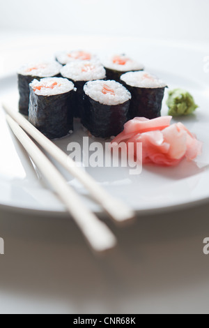 sushi maki (color toned image; shallow DOF Stock Photo - Alamy