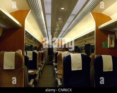 The refurbished interior of First Class aboard an East Midlands Trains ...