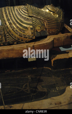 The mummy of the priest Hornedjitef. From Thebes, Egypt, Early ...