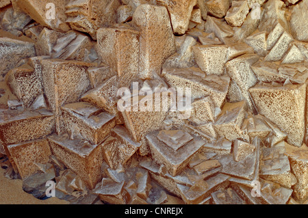 calcite crystals, Egypt, White Desert National Park Stock Photo - Alamy