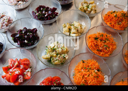 variety of salads Stock Photo - Alamy