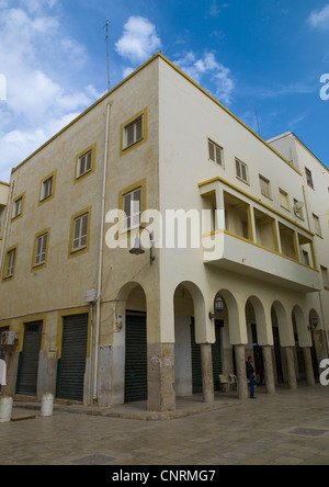 Benghazi old Italian colonial quarter, Libya Stock Photo - Alamy
