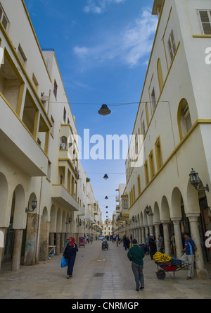 Benghazi old Italian colonial quarter, Libya Stock Photo - Alamy