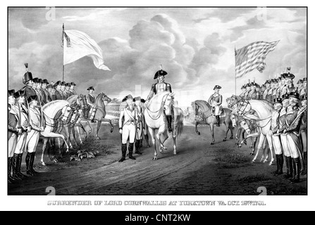 Illustration of George Washington riding horse while holding sword in ...