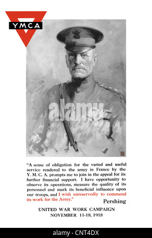 Vector illustration of General John J. Pershing Stock Photo - Alamy