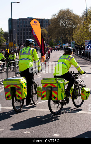 Cycle Response Unit, London Ambulance Service paramedic's bike in Stock ...