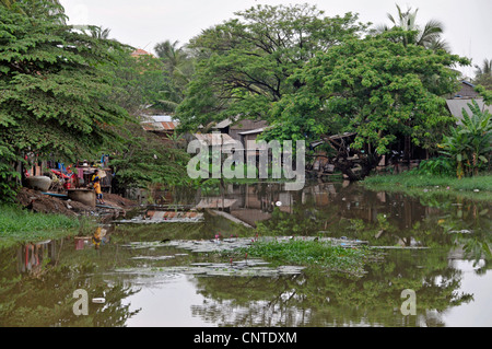 Living in poverty in the ghettos and slums of Goa, India, Asia Stock ...