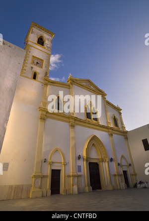 Tripoli, Libya; The facade of Santa Maria degli Angeli the Catholic ...