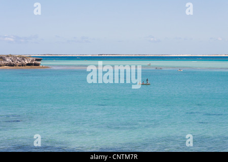 Seascape on the lagoon of Andavadoaka, southwestern Madagascar Stock ...