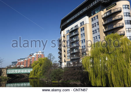 New Leeds Bridge, River Aire, Leeds, England Stock Photo: 66196624 - Alamy
