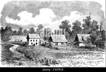 geography / travel, USA, colonisation, German settlement in America ...