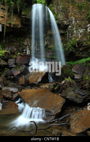 Melincourt Falls, Resolven, Vale of Neath, Port Talbot, Wales, United ...