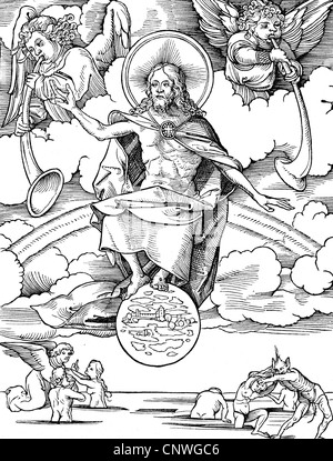 religion, apocalypse, "Last Judgement", woodcut from the cycle ...