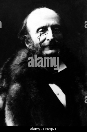 JACQUES OFFENBACH (1819-1880) German-French composer about 1865 Stock ...