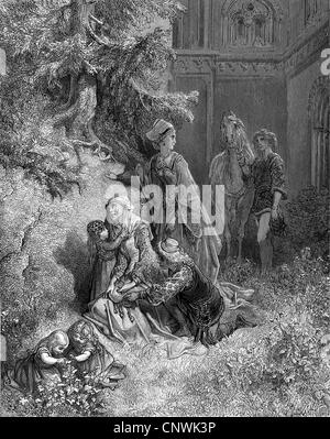 Messenger of the Middle Ages Stock Photo - Alamy