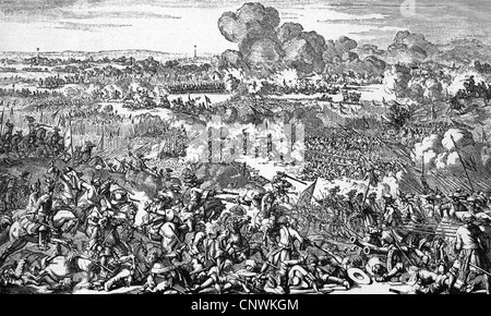 event, war of the Austrian succession 1740 - 1750, Austrian camp on the ...