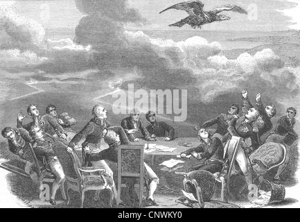 CONGRESS OF VIENNA (1814-1815) Napoleon watching the Tsar, the Emperor ...