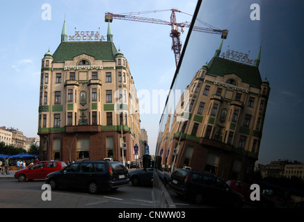 Hotel Moscow in terazije square and Teraziska fountain, Belgrade ...