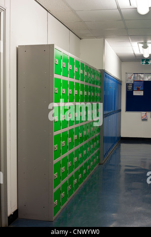 shoes in lockers Stock Photo - Alamy