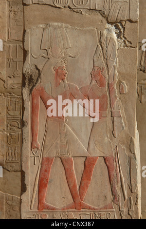 Cartouche hieroglyph detail, precinct of Amun Ra, Karnak Temple. Luxor ...