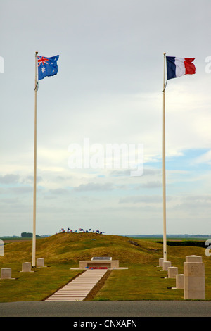 Australian Memorial, Pozieres Windmill, Pozieres, France Stock Photo ...