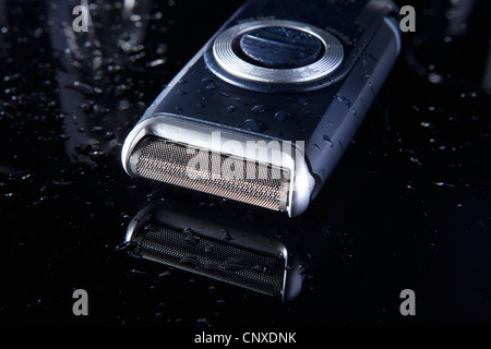 New black electric razor close up isolated on white background Stock ...