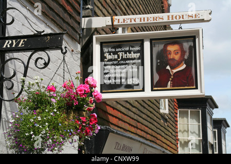 Fletcher's House Lion Street Rye East Sussex England UK Stock Photo - Alamy
