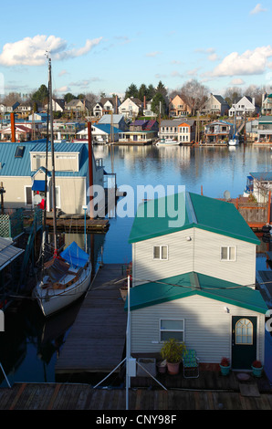 Colorful homes in Portland, Oregon Stock Photo - Alamy