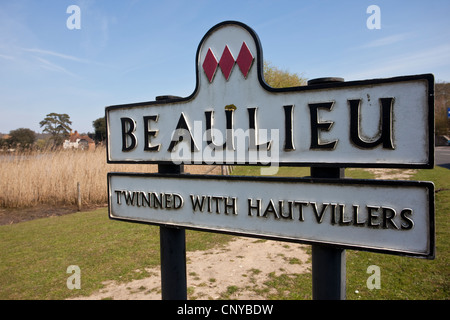 Beaulieu village in New Forest, Hampshire, England, UK Stock Photo - Alamy