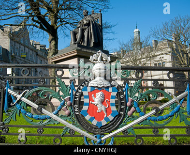 City of Aberdeen, Scotland. Pro Libertate Patriae coat of arms on the ...